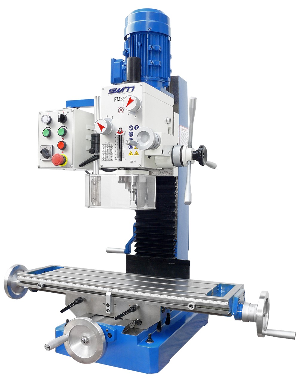 Fräsmaschine Bohrmaschine Bohr Fräsmaschine mit Getriebe FM 30G SWM Ihr ...